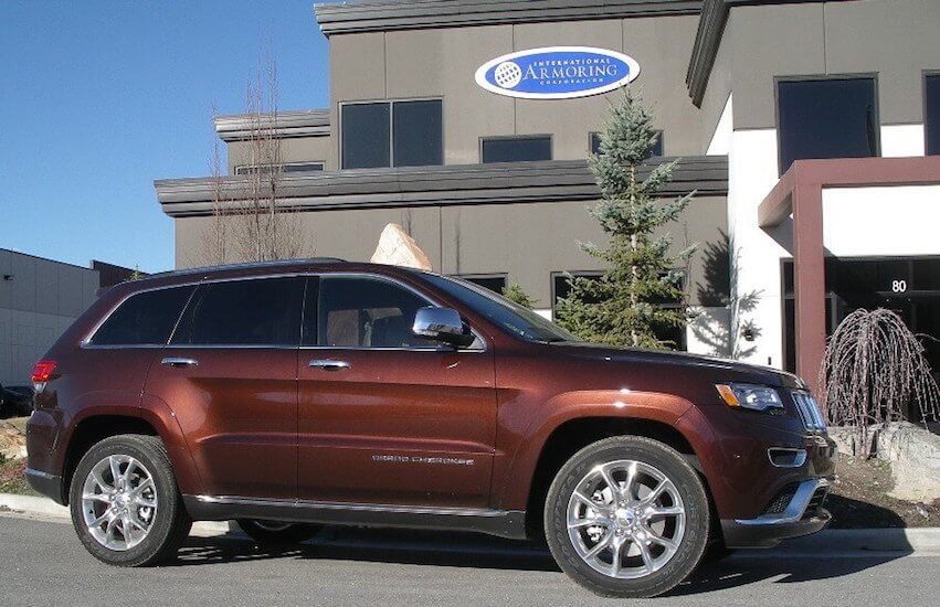 Armored Bulletproof Red Jeep Grand Cherokee SRT For Sale - Armormax